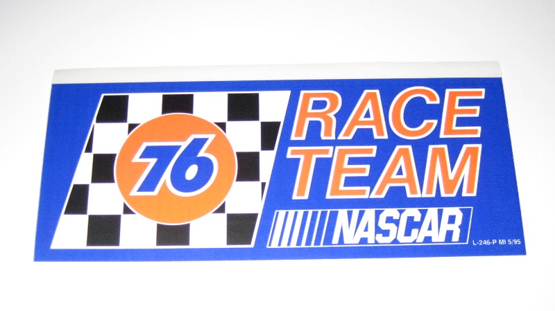 Aufkleber 76 NASCAR Race Team | 76 / Union Oil / STP | Aufkleber | Nat ...
