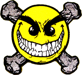Aufnäher/Patch Böser Smiley, Evil Ernie | Diverse / Misc | Aufnäher ...
